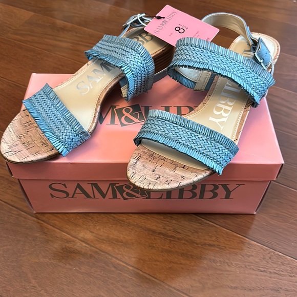 Sam & Libby | Shoes | Nwt Sam Libby Ivette Low Heeled Fringe Sandal In ...